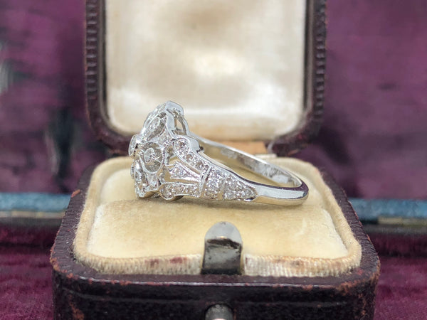 18ct Gold Diamond Dress Ring by Luke Stockley – Ishy Antiques