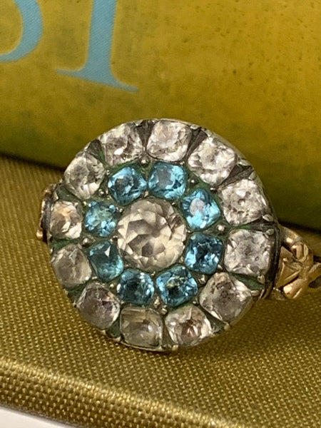 Reserved for C Georgian Paste Button Ring – Ishy Antiques